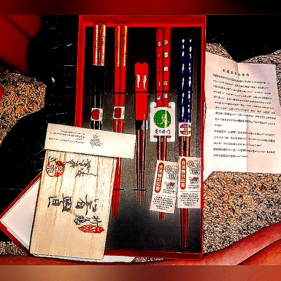Source Unknown | Dining | Chopstick Set Different Sizes And Styles ...